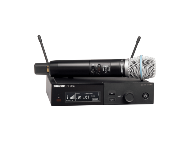 Shure SLXD2/B87A=-J52 Handheld Transmitter, Frequency Band Version: J52 - Newegg.com