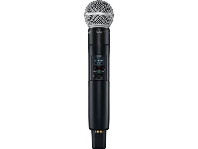 Shure SLXD2/SM58=-G58 Handheld Transmitter, Frequency Band Version: G58 - Newegg.com