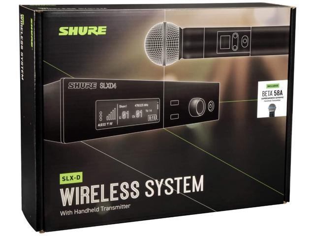Shure SLXD24/B58-G58 Wireless System with Beta 58A Handheld Transmitter, Frequency Band Version ...