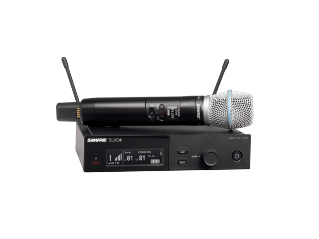 Shure SLXD24/B58-H55 Wireless System with Beta 58A Handheld Transmitter, Frequency Band Version ...
