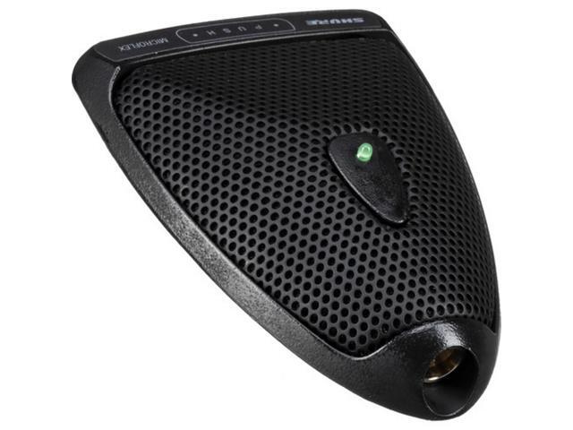 Shure MX393/C Microflex Cardioid Black Boundary Condenser Microphone ...