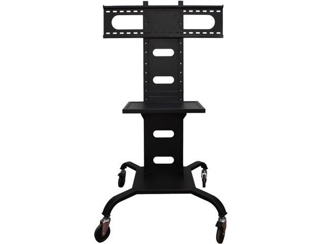 Astar AVA1500-60-1P 32" - 70" Black Universal Portable TV Rolling Stand ...