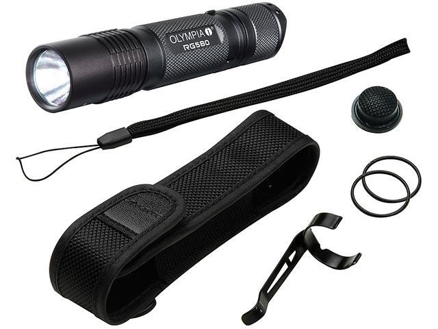 Olympia RG580 High-Performance Rugged Flashlight - Black - Newegg.com