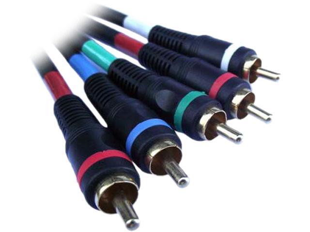 Professional Cable COMP5-06 5 RCA to 5 RCA Male to Male Component Video ...
