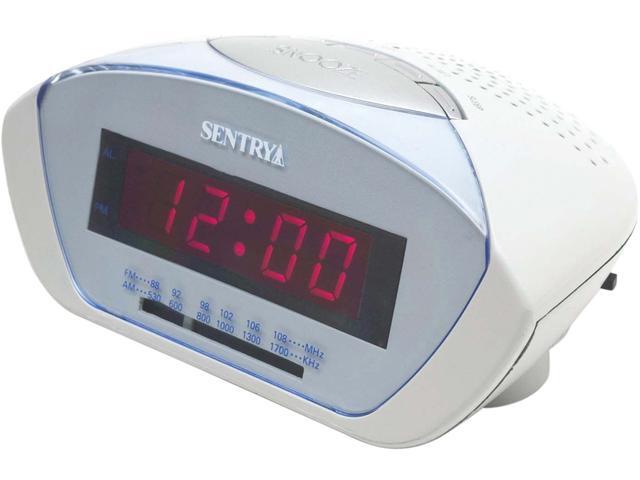Sentry Digital LED AM FM Clock Radio CR102 - Newegg.com