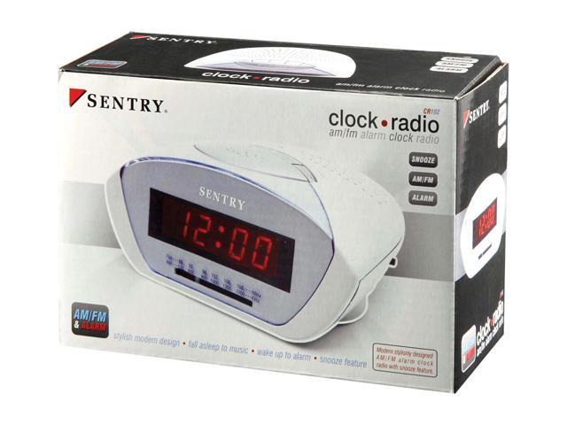 Sentry Digital LED AM FM Clock Radio CR102 - Newegg.com