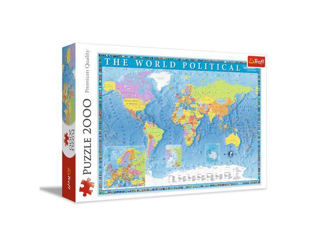 Trefl 2000 Piece Jigsaw Puzzle, Political Map of the World - Newegg.com