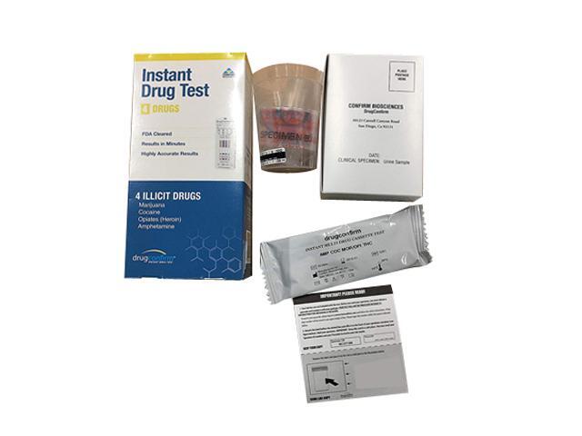 DrugConfirm 4 Panel Instant Drug Test - AMP / COC / OPI / THC - Newegg.com