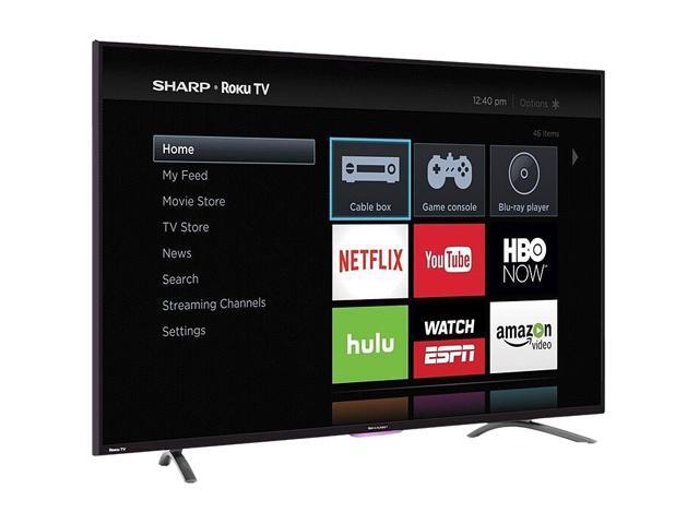 Sharp LC-50N4000U 50-Inch 1080p Roku Smart LED TV - Newegg.com