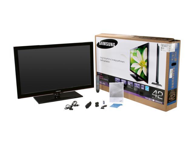 Samsung 42" 720p 600Hz Plasma HDTV PN42C450 - Newegg.com