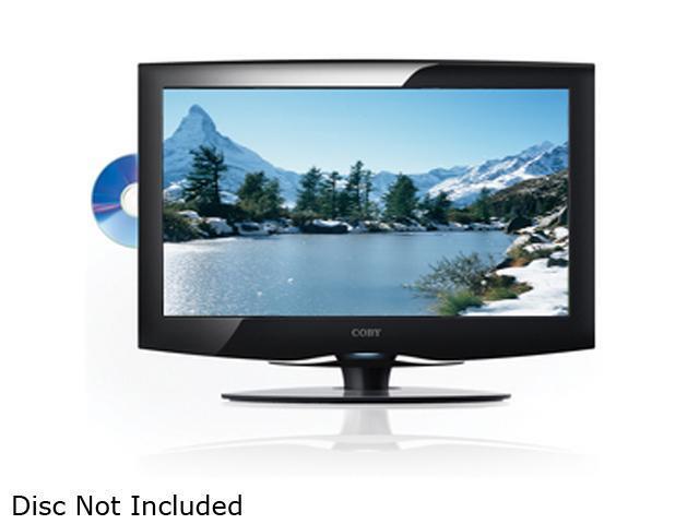 COBY TFDVD1995 19" Black 720p LCD HDTV with Built-In DVD Player ...