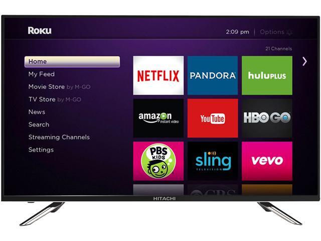 Hitachi LE50A6R9 50" Class 1080p LED HDTV with Roku Streaming Stick ...