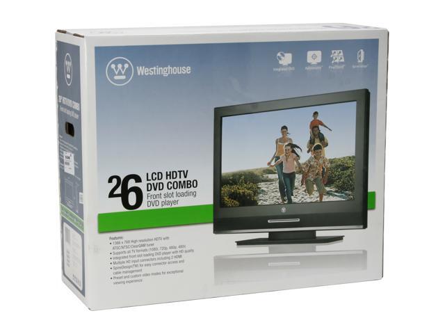 Westinghouse SK-26H590D 26" Black 720p LCD HDTV With Built-In DVD ...