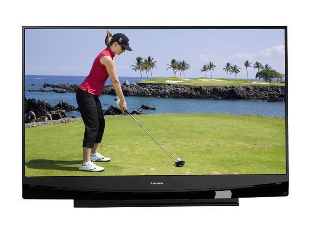 MITSUBISHI ELECTRIC 60" DLP 120Hz Rear Projection HDTV - WD-60737 ...
