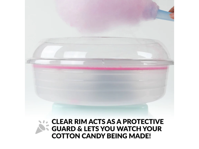 Nostalgia Classic Retro Hard & Sugar-Free Candy Cotton Candy Maker ...