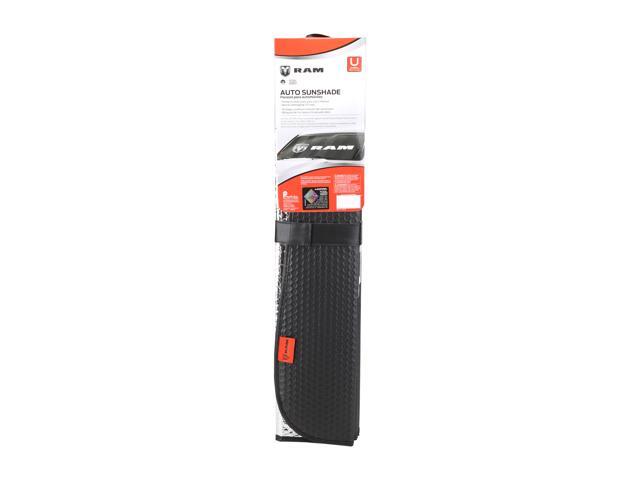 Plasticolor NUT_003860R01 Ram Black Matte Accordion Bubble Sunshade ...