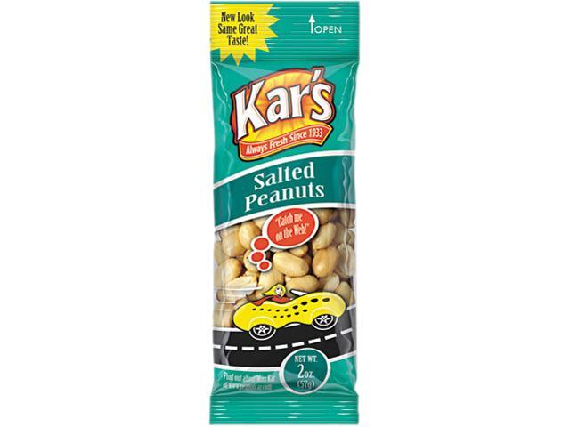 Kar's SN08388 Nuts Caddy, Salted Peanuts, 2 oz Packets, 24 Packets ...