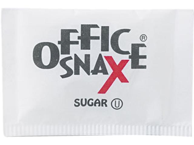 Office Snax 00021 Premeasured Single-Serve Sugar Packets, 1200/Carton ...