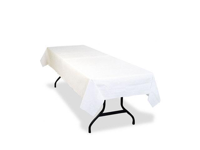 Table Set Poly Tissue Table Cover, 54 x 108, White, 6/Pack - Newegg.com