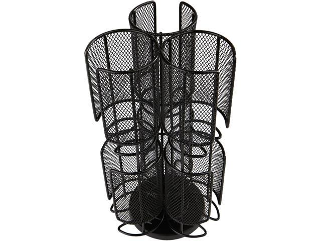 Mind Reader TASSMESH2T-BLK 2 Tier Mesh Spinning Tassimo T-Disc Storage ...