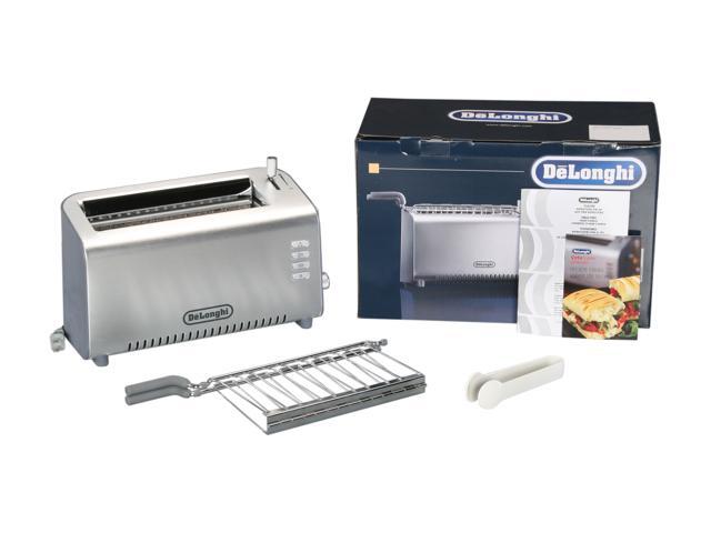 DeLonghi DTT312 Silver 2-Slice Adjustable Toaster - Newegg.com