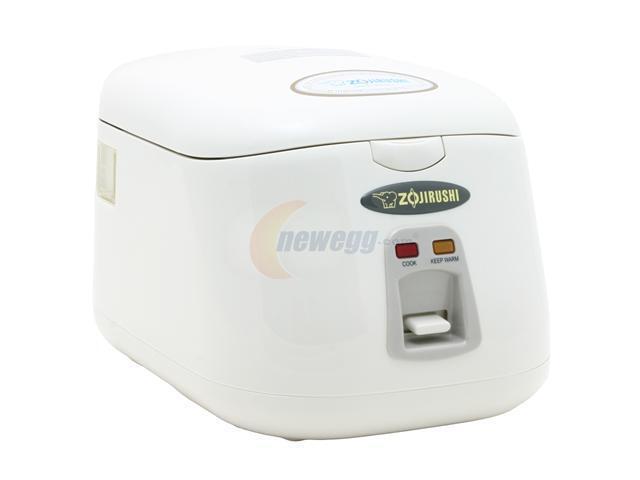 ZOJIRUSHI NS-PC10 Herb White Electric Rice Cooker & Warmer - Newegg.com