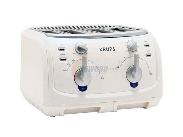 KRUPS FEP4W White 4-slice Toasters - Newegg.com
