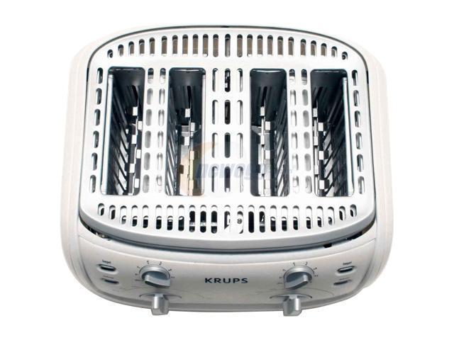 KRUPS FEP4W White 4-slice Toasters - Newegg.com