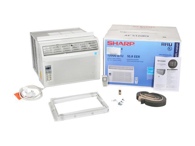 SHARP AF-S120RX 12,000 Cooling Capacity (BTU) Window Air Conditioner ...