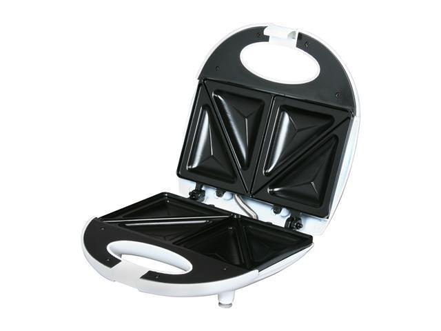 Toastmaster TM2SANW White Two Section Sandwich Maker - Newegg.com