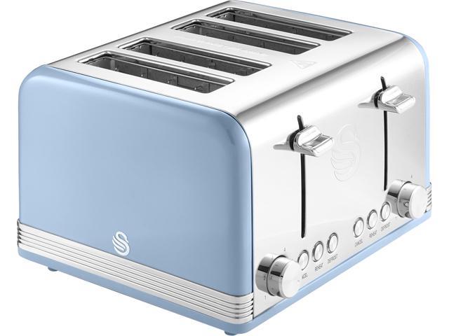 SALTON ST19020BLN Blue Swan Retro 4 Slice Toaster - Newegg.com