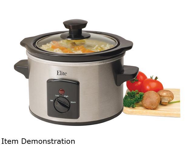 Maxi-Matic 1.5Qt. Mini Slow Cooker, Stainless Steel MST-250XS - Newegg.com