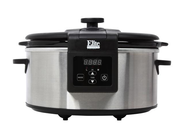 Maxi-Matic Elite Platinum MST-6013D Stainless Steel 6Qt. Programmable ...