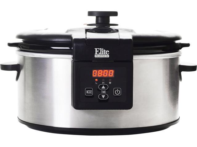 Maxi-Matic Elite Platinum MST-6013D Stainless Steel 6Qt. Programmable ...