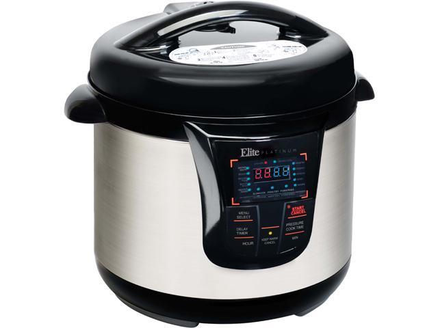Elite EPC-808SS 8 Quart Electric Pressure Cooker (Stainless Steel ...
