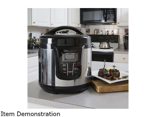 Elite EPC-808SS 8 Quart Electric Pressure Cooker (Stainless Steel ...