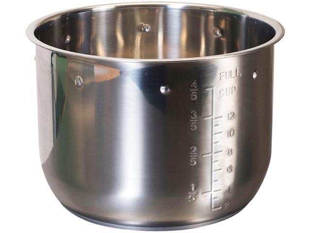 Elite EPSS-608 6-Quart Pressure Cooker Inner Pot, Stainless Steel ...