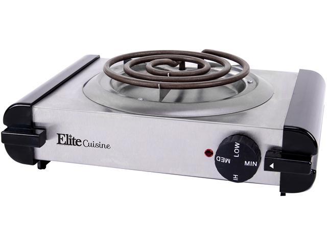 Elite ESB-301SS Single Coiled Electric Stainless Steel Burner Hot Plate ...