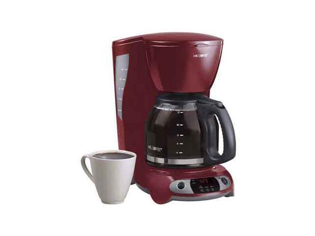 MR. COFFEE TFX26 Red 12 Cup Programmable Coffee Maker - Newegg.com