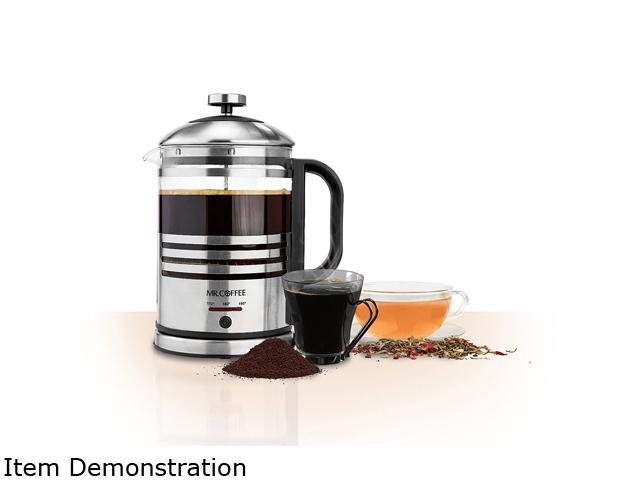 MR. COFFEE BVMC-FPK33-RB 3-n-1 Best Electric French Press & Hot Water ...