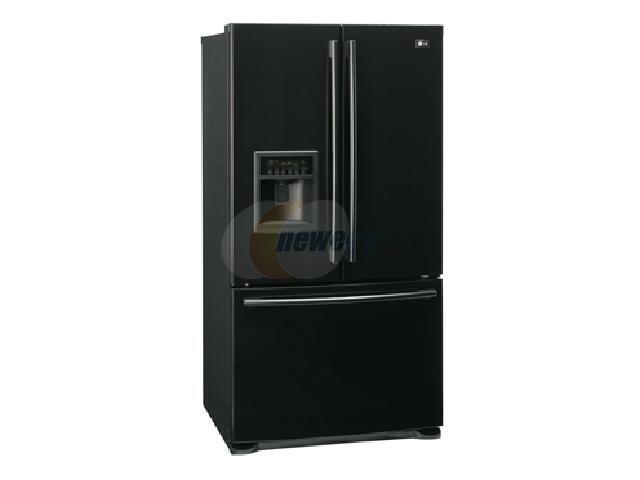 LG 24.7 cu.ft. French Door Refrigerator Smooth Black LFX25950SB ...