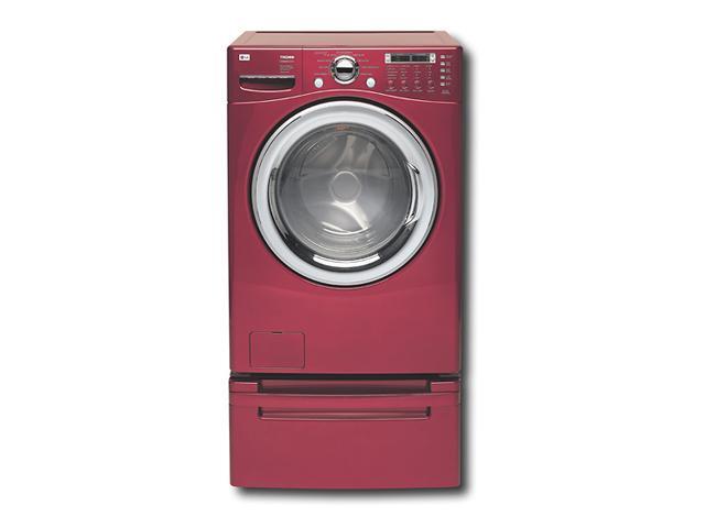 LG WM2487HRM Red Front-Loading Washer - Newegg.com