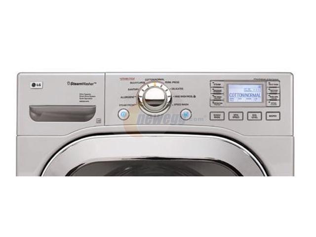 LG WM3001HPA Pure Silver Front-Loading Washer - Newegg.com