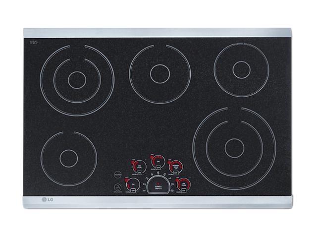 LG 30" Smoothtop Electric Cooktop LCE3081ST - Newegg.com