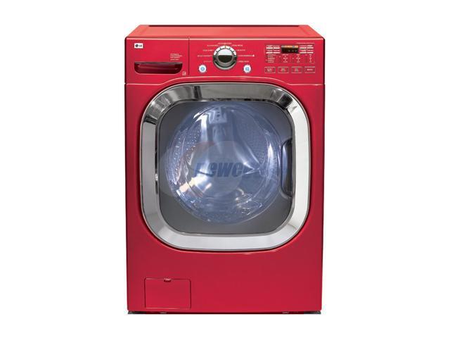 LG WM2601HR Red Front-Loading Washer - Newegg.com
