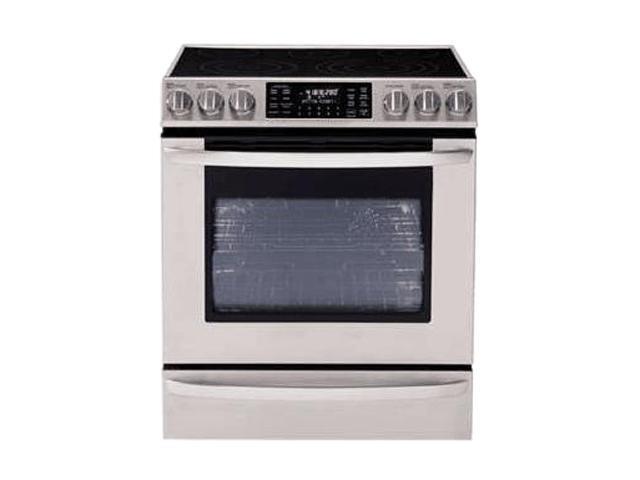 LG Extra-large Capacity Slide-in Electric Range with Dual True ...