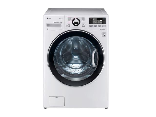 LG WM3470HWA White Front-Loading Large Capacity TurboWash Washer with ...
