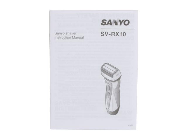 SANYO SV-RX10 Men's Wet / Dry Fastest Rechargeable Shaver - Newegg.com