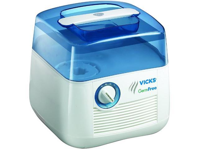 VICKS V3900V1 White/Blue 1 Gal. Cool Mist Evaporative Console ...
