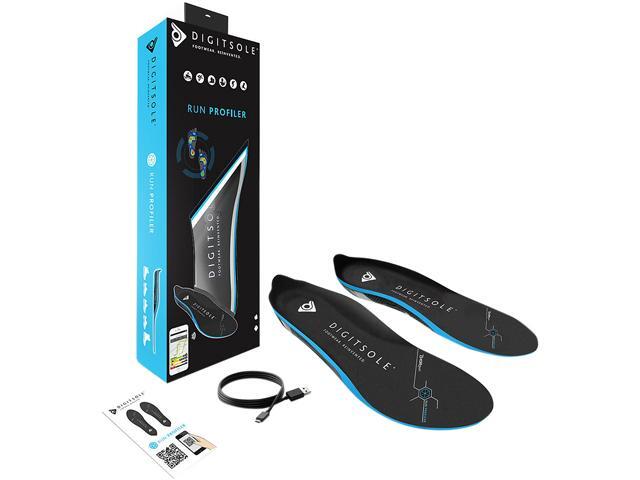 Digitsole INTS001BL4244 Run Profiler Smart Insole Fitness Tracker, Men ...
